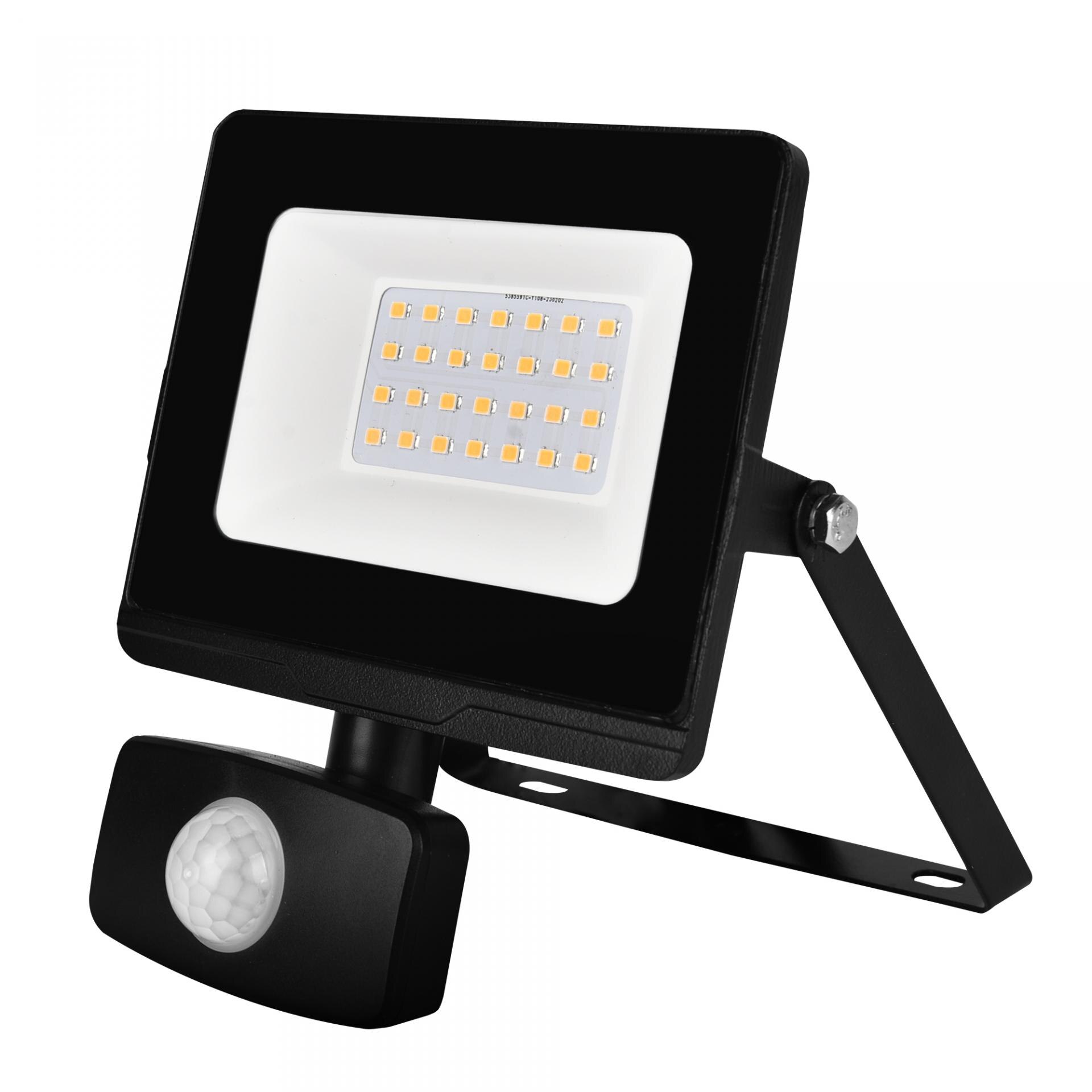 Proiector LED cu senzor de miscare Samus SLPR1870LM-20W-6500K-PIR, 20 W ...