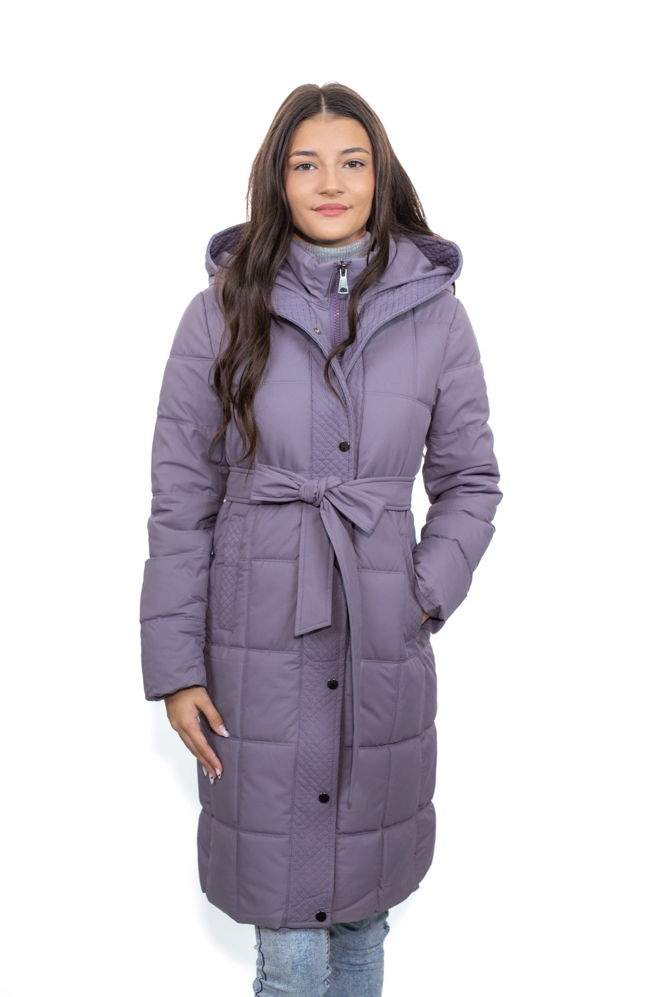 Geaca dama 2206, Lila inchis, XL - eMAG.ro