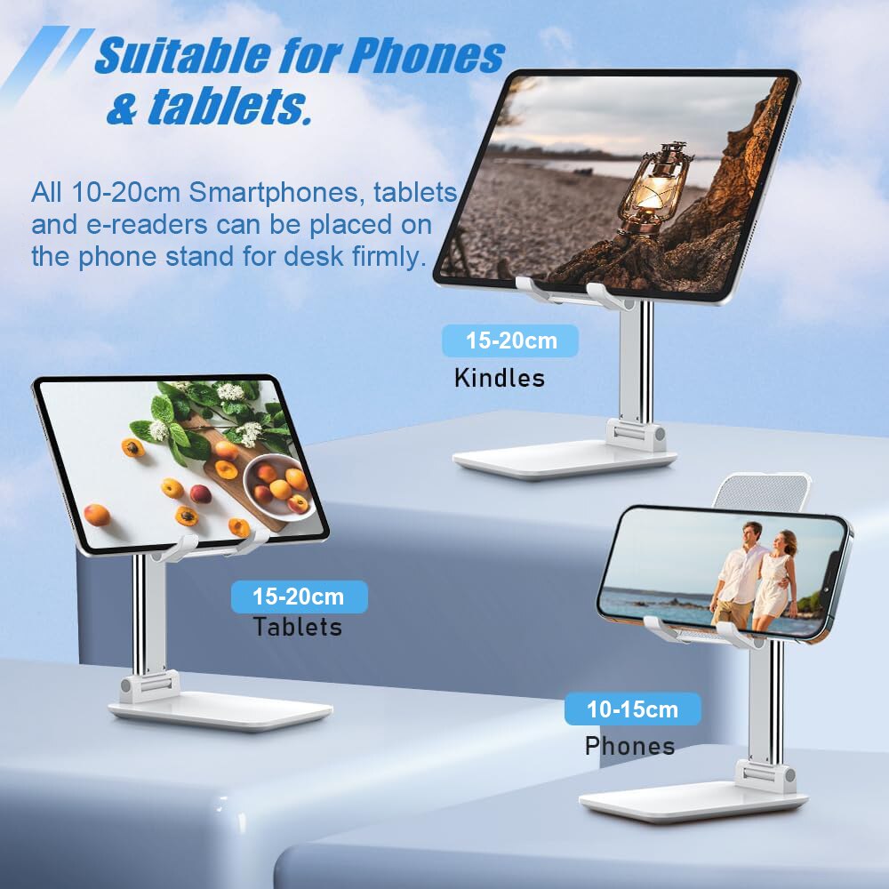 Set 2 suport premium pentru telefon/tableta de Masa/Birou, Ronyes ...