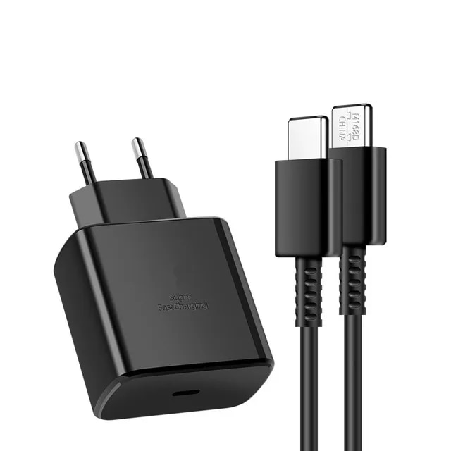 Зарядно устройство за телефон Fast Charge 45w Type C с включен кабел за