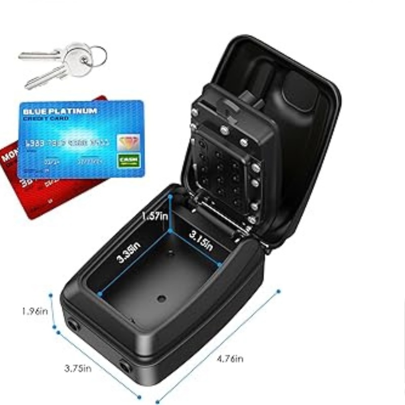 Cutie pentru chei, cu cod numeric, pentru imobiliare, Interior-Exterior ...
