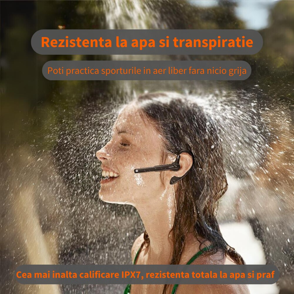 Casca Wireless, Profesionala, Bluetooth 5.1, Autonomie 10h, Standby 8 ...