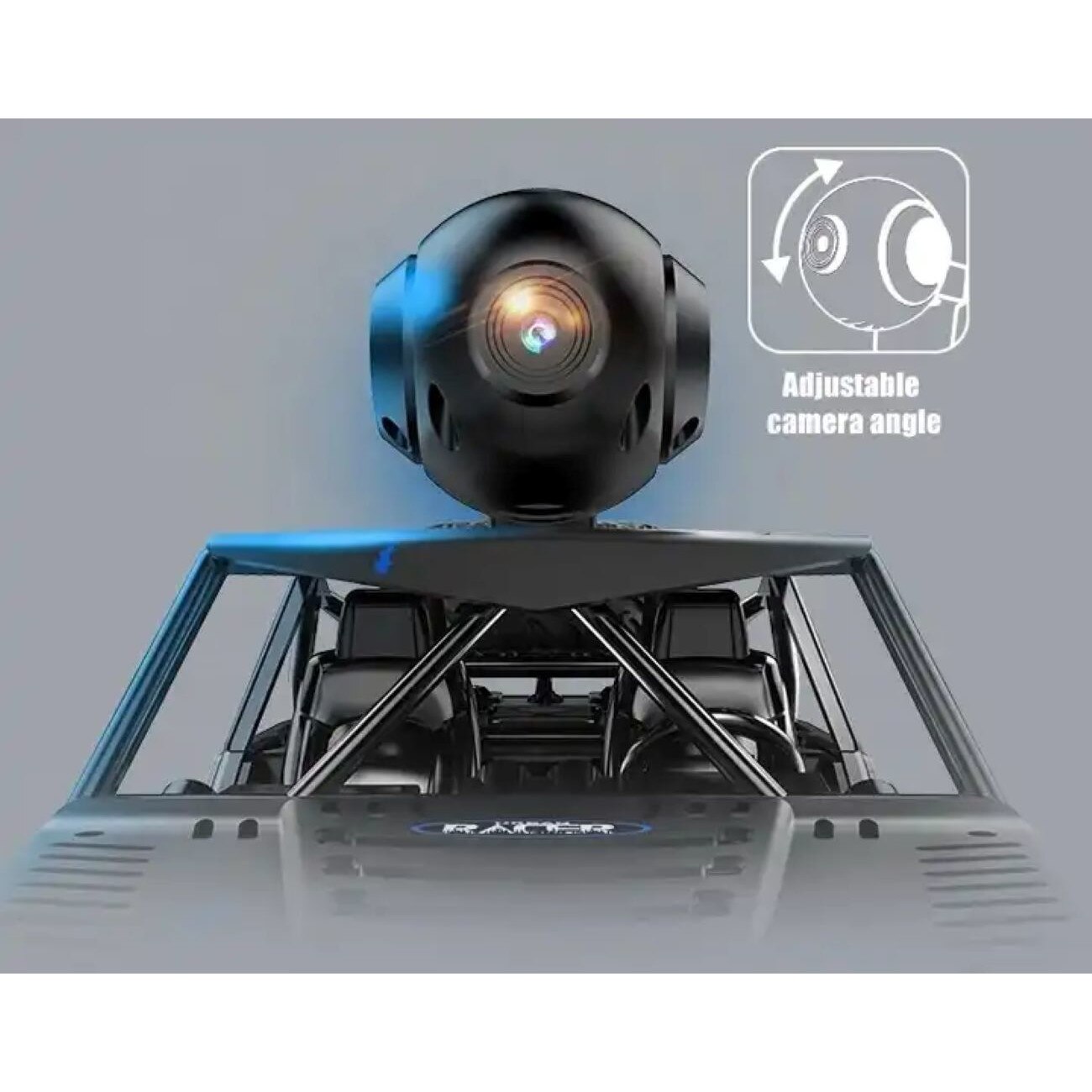 Masinuta cu camera, control prin telecomanda, negru 35x17x20 - eMAG.ro