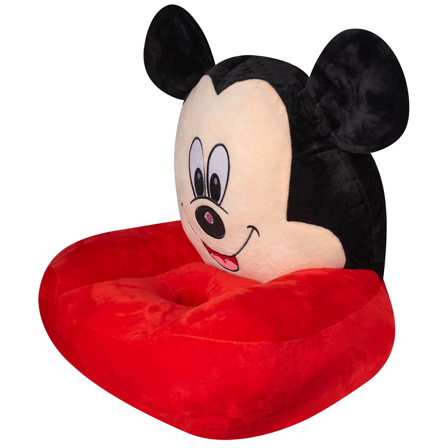 Fotoliu din plus pentru copii cu spatar, Mickey Mouse, Rosu ABYZ ...