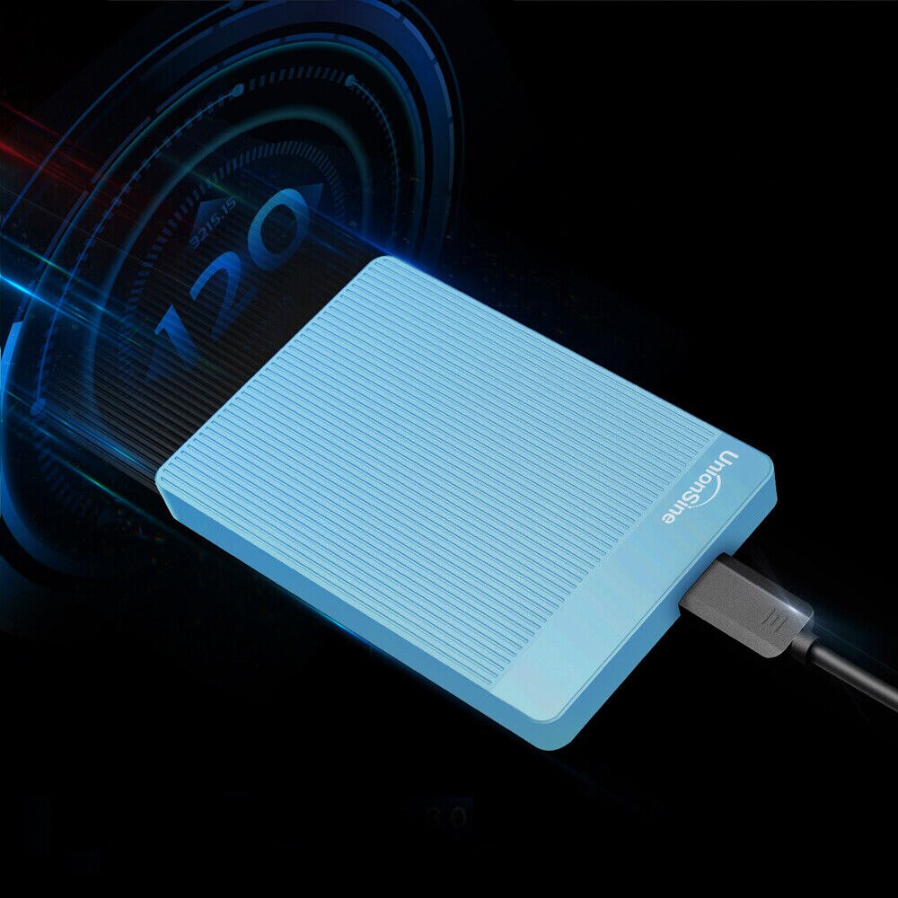 HDD extern UnionSine DataPocket 250GB, 2.5'', USB 3.0, Albastru pentru ...