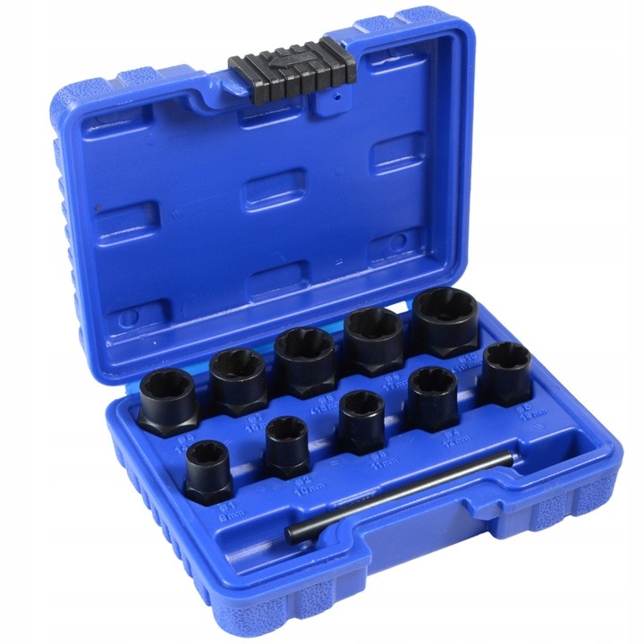 Set 10 elemente extractoare pentru surub deteriorat rupt distrus - eMAG.ro