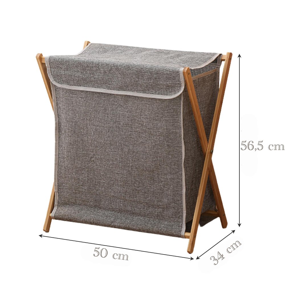 Cos de rufe, Quasar & Co.®, 1 compartimente si capac, pliabil, textil ...