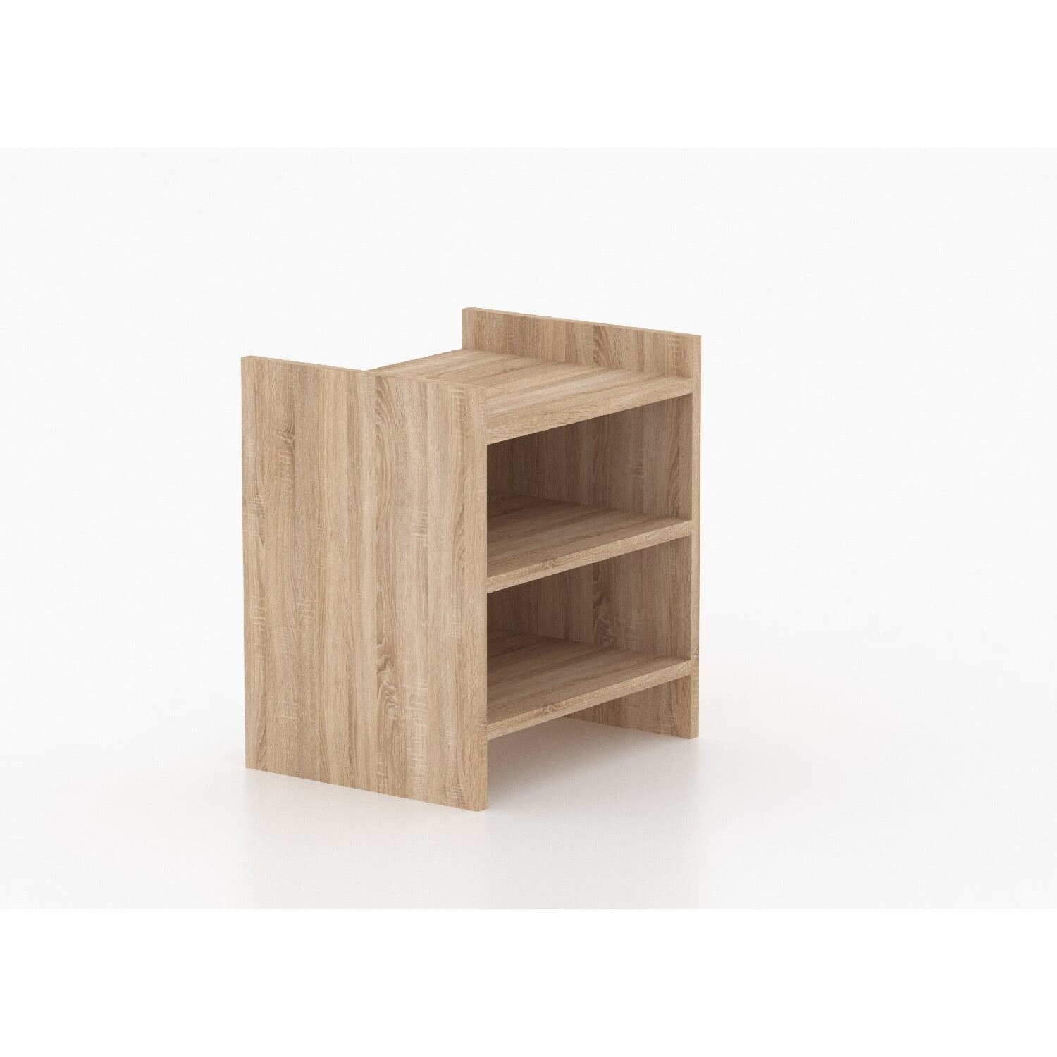 Dormitor complet Delizia 160, culoare sonoma, pal 18mm, 1 pat, 1 dulap ...