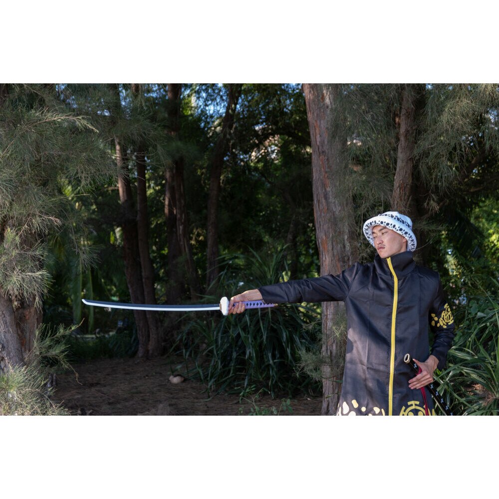 Sabie Katana, One Piece, Trafalgar Law's Kikokou, Lemn, 105 cm, JT10521 - eMAG.ro