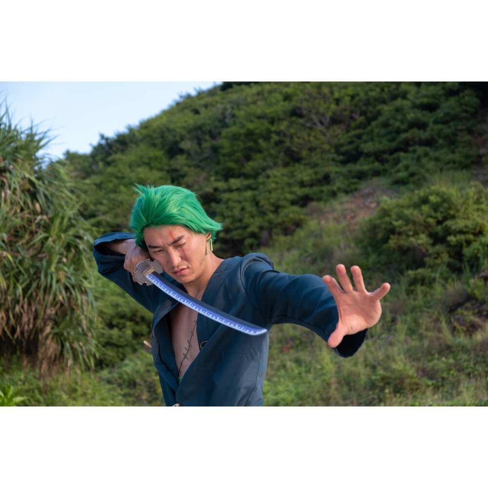 Sabie Katana, One Piece, Roronoa Zoro Sandai Kitetsu, Lemn, 105 cm ...