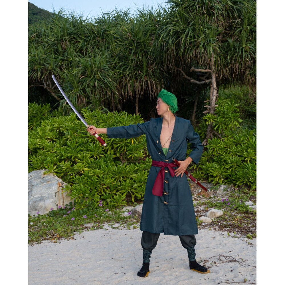 Sabie Katana, One Piece, Roronoa Zoro Sandai Kitetsu, Lemn, 105 cm ...