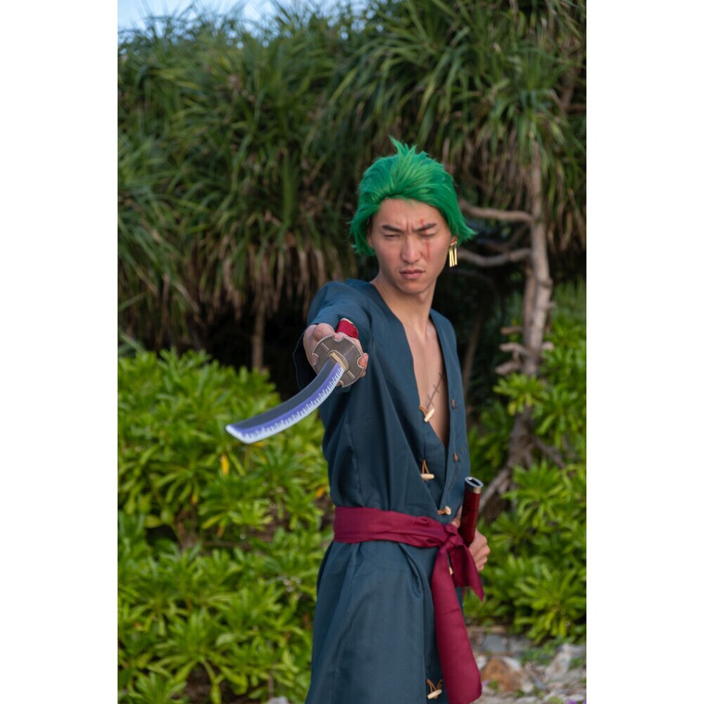 Sabie Katana, One Piece, Roronoa Zoro Sandai Kitetsu, Lemn, 105 cm ...