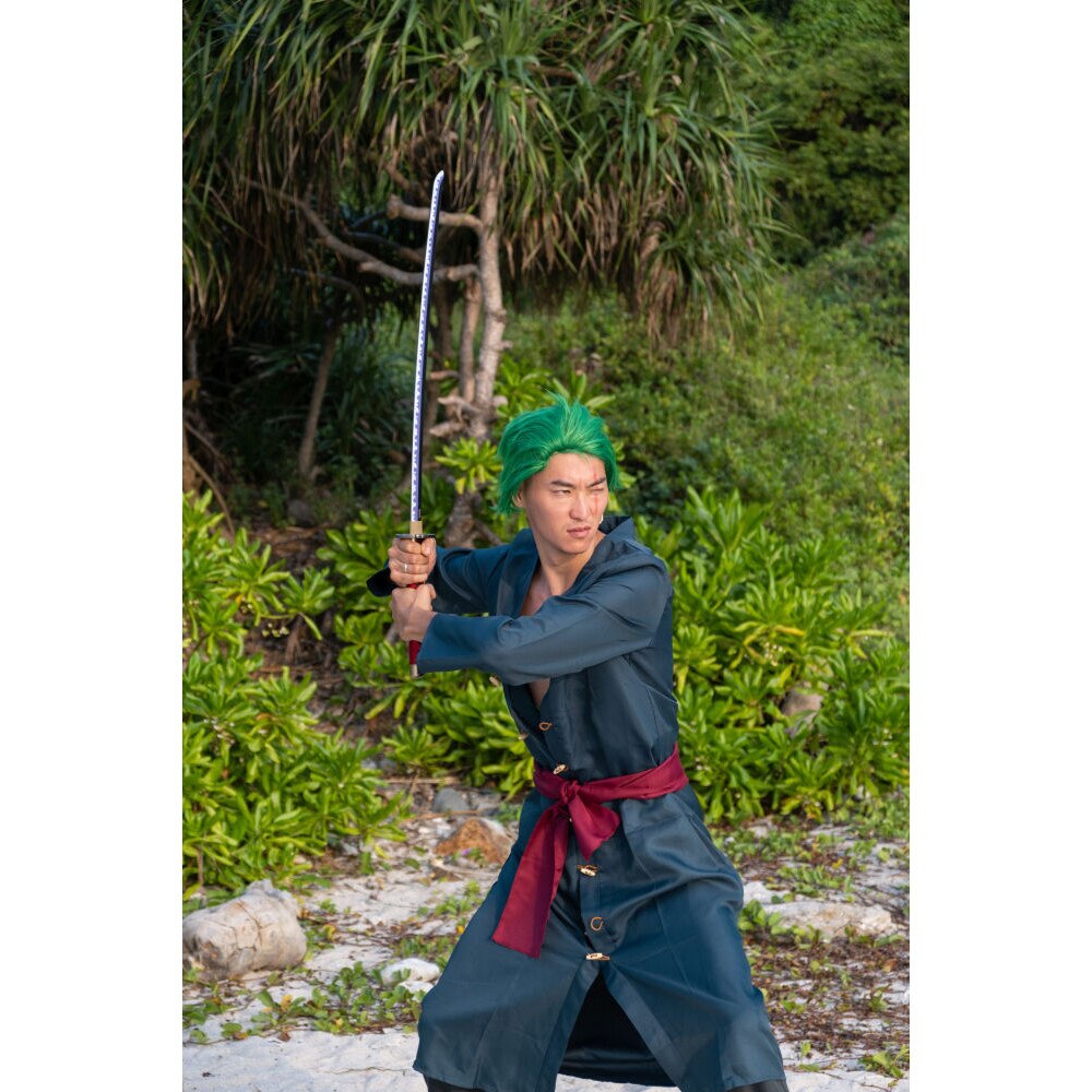 Sabie Katana, One Piece, Roronoa Zoro Sandai Kitetsu, Lemn, 105 cm ...