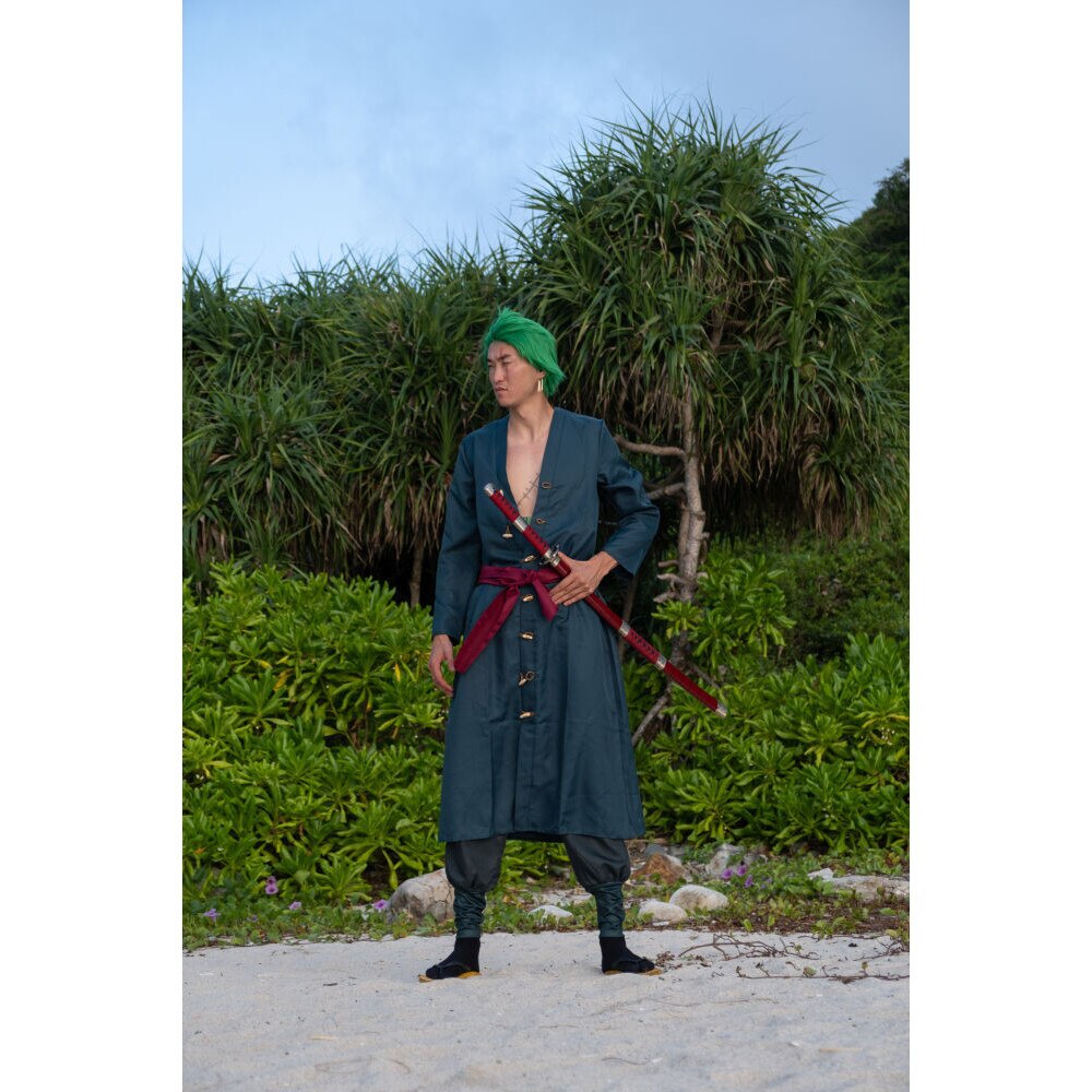 Sabie Katana, One Piece, Roronoa Zoro Sandai Kitetsu, Lemn, 105 cm ...