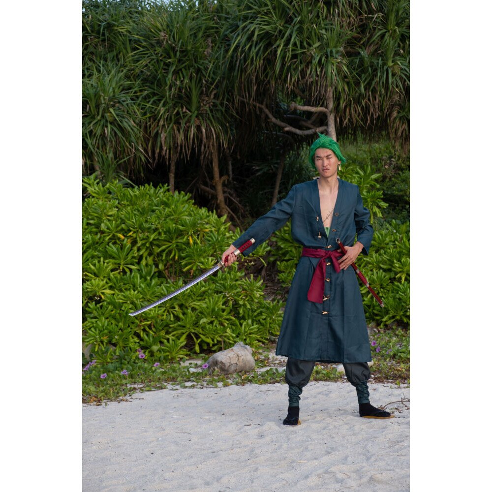 Sabie Katana, One Piece, Roronoa Zoro Sandai Kitetsu, Lemn, 105 cm ...