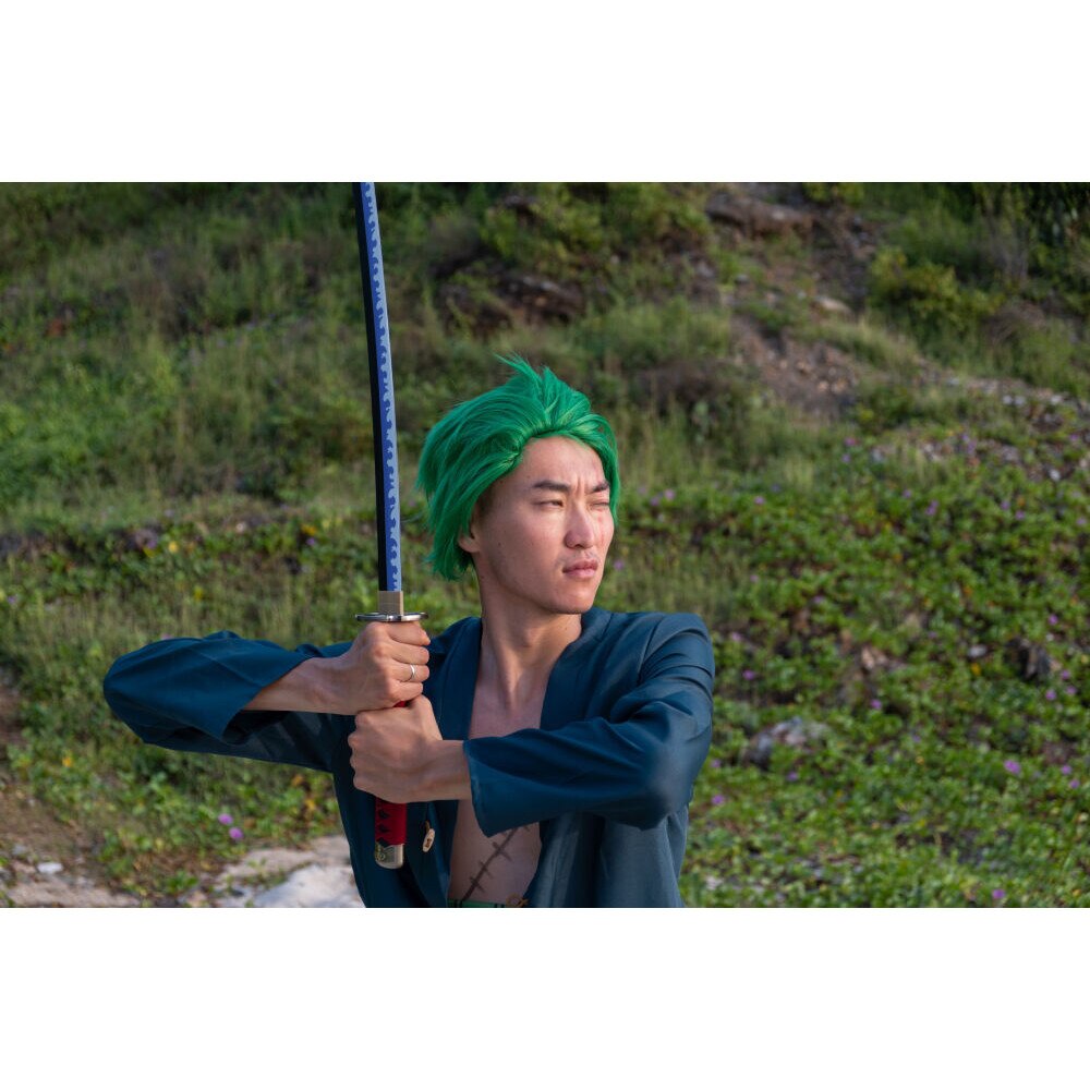 Sabie Katana, One Piece, Roronoa Zoro Sandai Kitetsu, Lemn, 105 cm ...