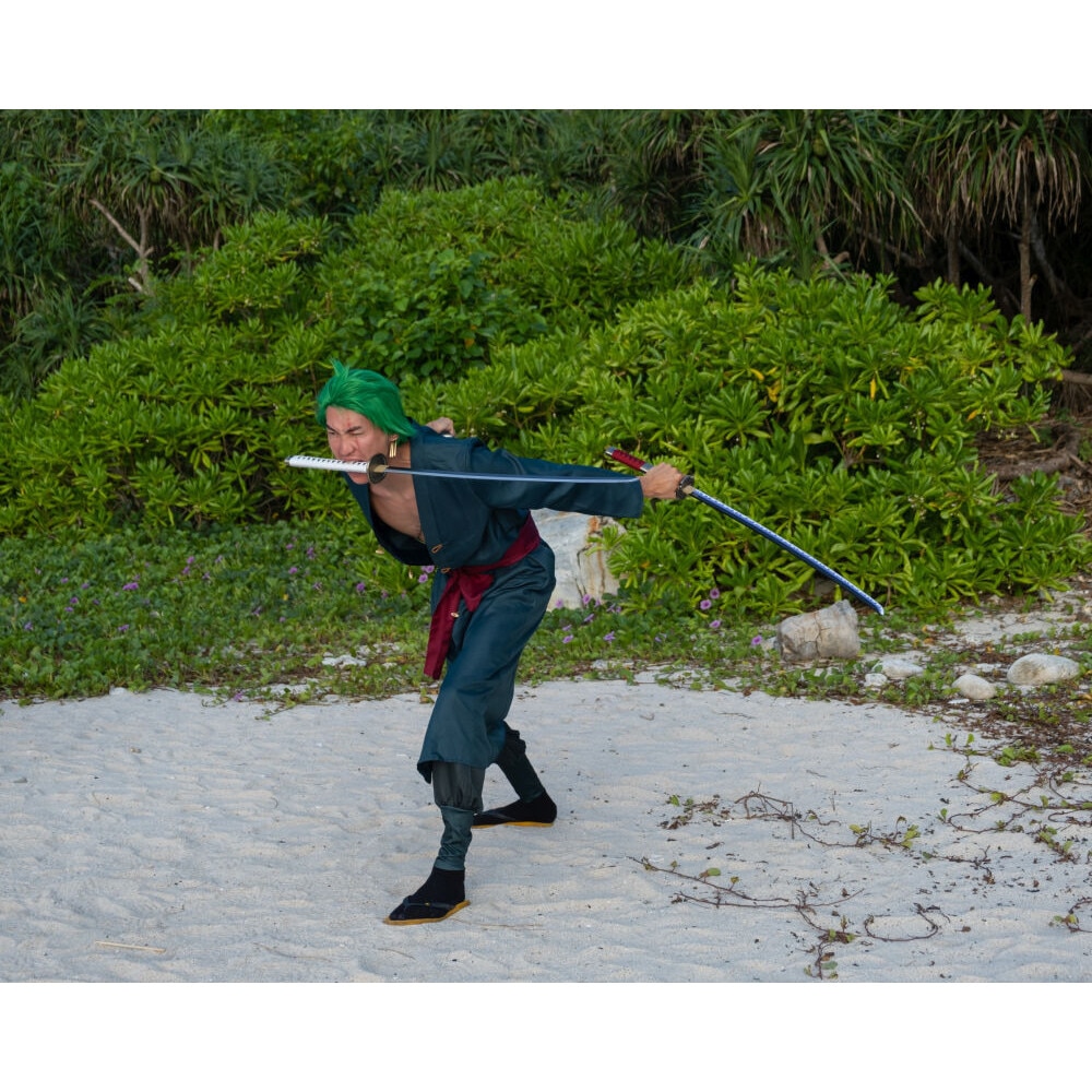 Sabie Katana, One Piece, Roronoa Zoro Shusui, Lemn, 105 cm, JT10511RD-2 ...