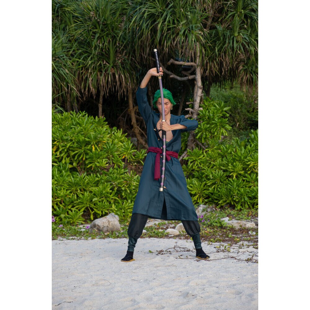Sabie Katana, One Piece, Roronoa Zoro Shusui, Lemn, 105 cm, JT10511RD-2 ...