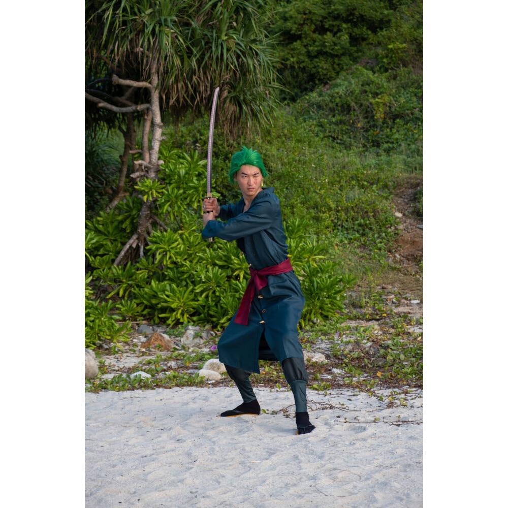 Sabie Katana, One Piece, Roronoa Zoro Shusui, Lemn, 105 cm, JT10511RD-2 ...