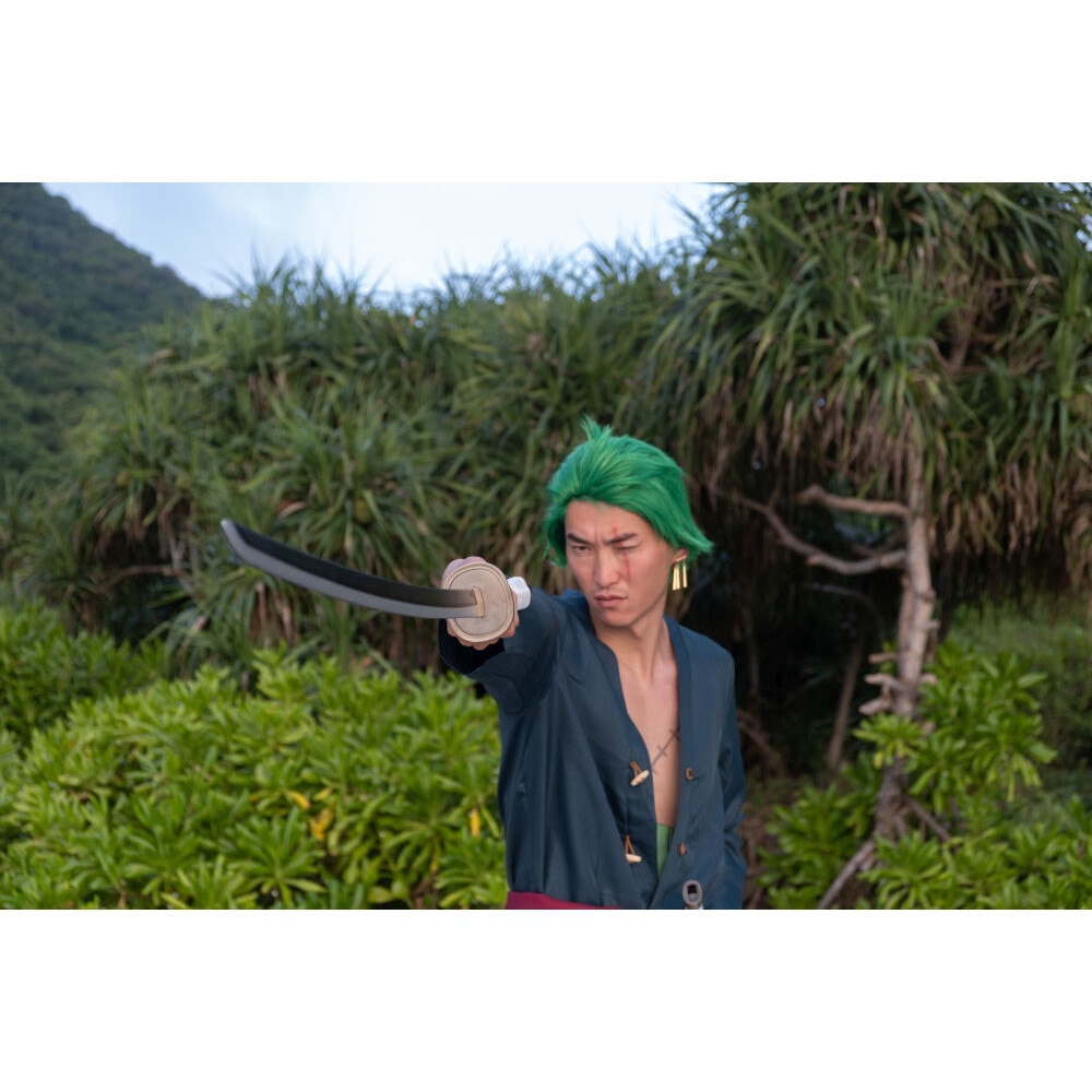 Sabie Katana, One Piece, Roronoa Zoro Wado Lchimonji, Lemn, 105 cm ...