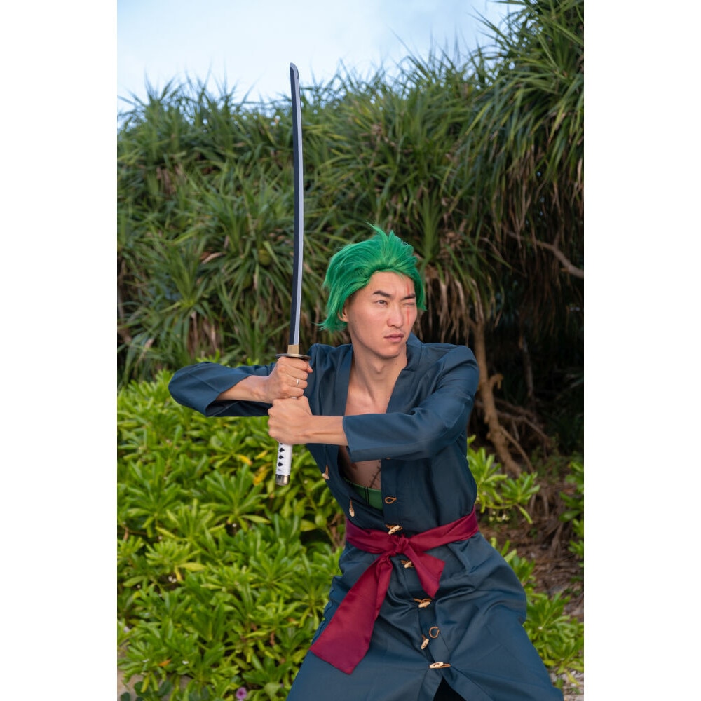 Sabie Katana, One Piece, Roronoa Zoro Wado Lchimonji, Lemn, 105 cm ...