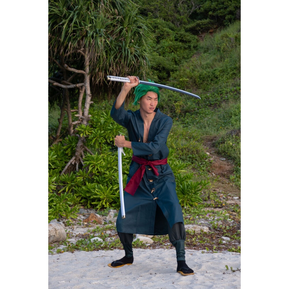 Sabie Katana, One Piece, Roronoa Zoro Wado Lchimonji, Lemn, 105 cm ...