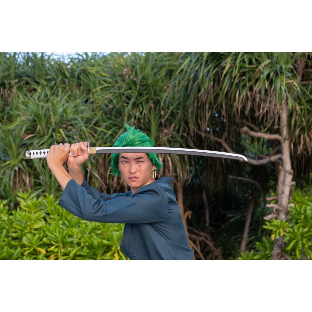Sabie Katana, One Piece, Roronoa Zoro Wado Lchimonji, Lemn, 105 cm ...