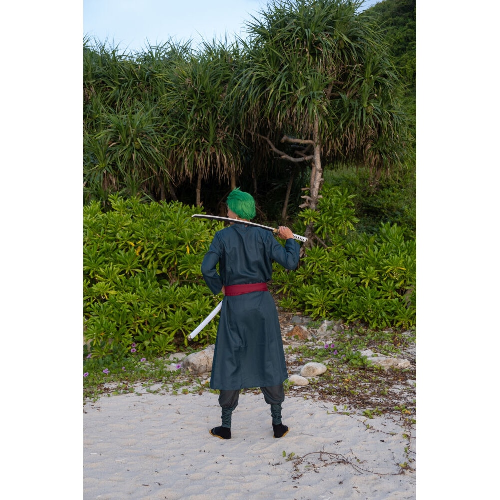 Sabie Katana, One Piece, Roronoa Zoro Wado Lchimonji, Lemn, 105 cm ...