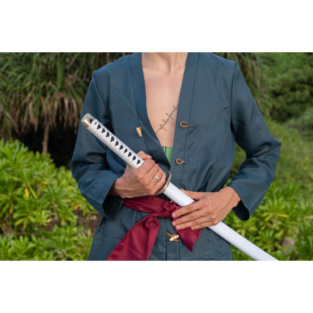 Sabie Katana, One Piece, Roronoa Zoro Wado Lchimonji, Lemn, 105 cm ...