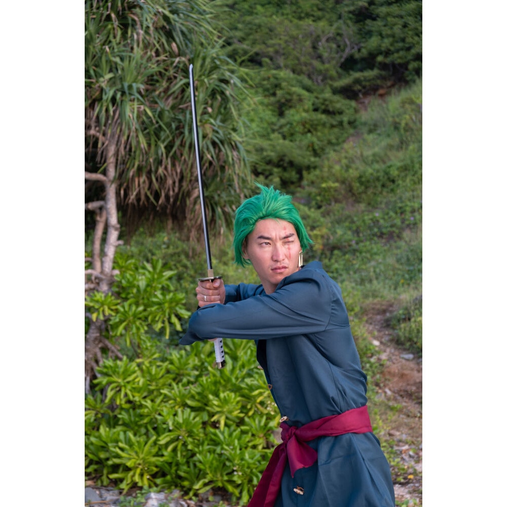 Sabie Katana, One Piece, Roronoa Zoro Wado Lchimonji, Lemn, 105 cm ...