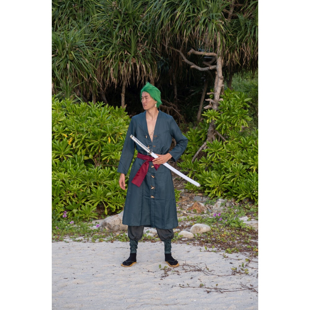 Sabie Katana, One Piece, Roronoa Zoro Wado Lchimonji, Lemn, 105 cm ...