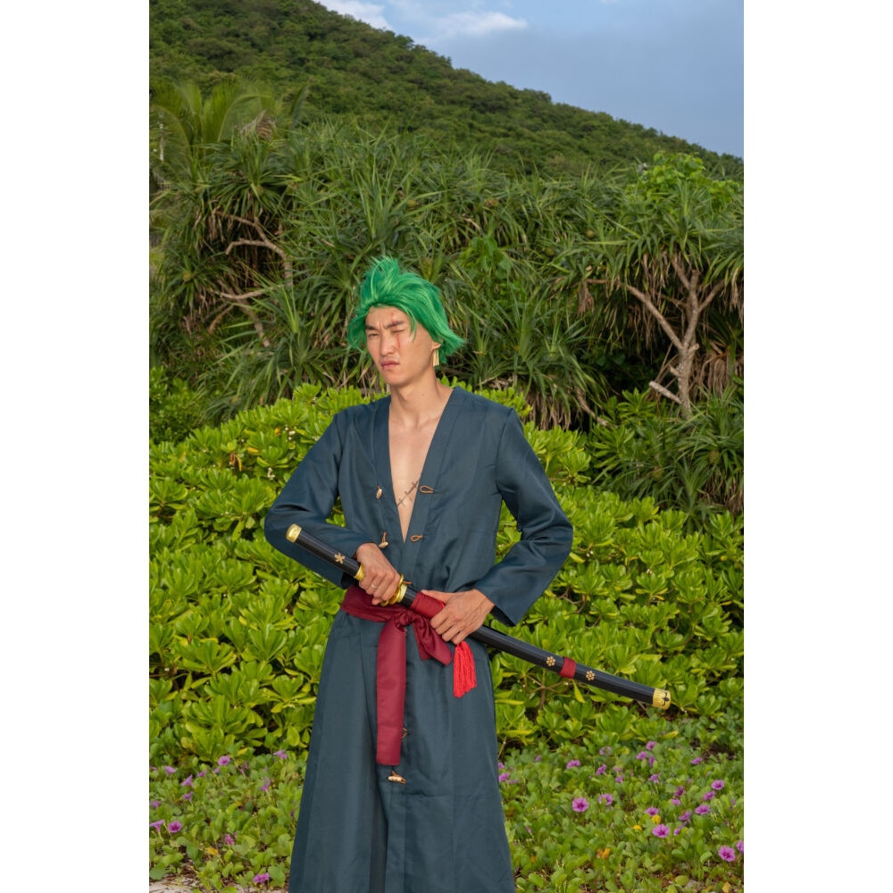 Sabie Katana, One Piece, Roronoa Zoro Enma, Lemn, 105 cm, JT10661BK ...