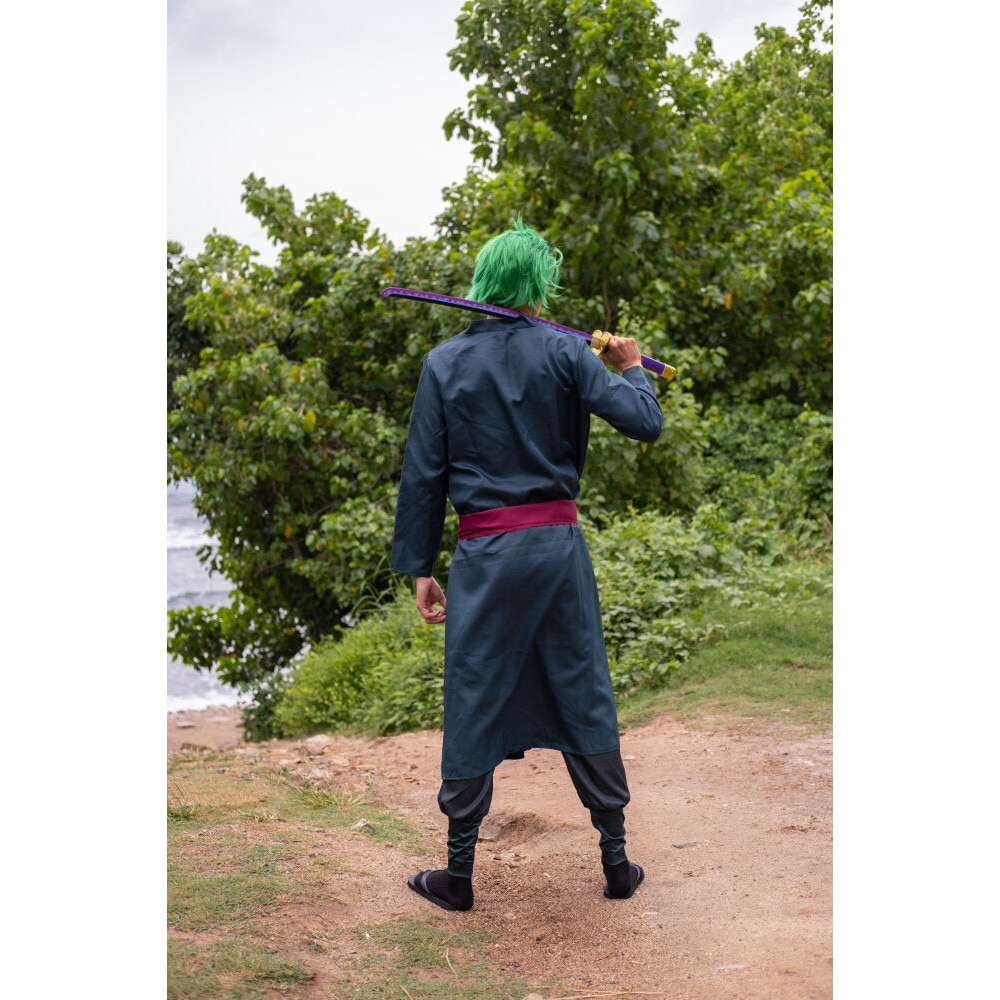 Sabie Katana, One Piece, Roronoa Zoro Purple Enma, Lemn, 105 cm ...