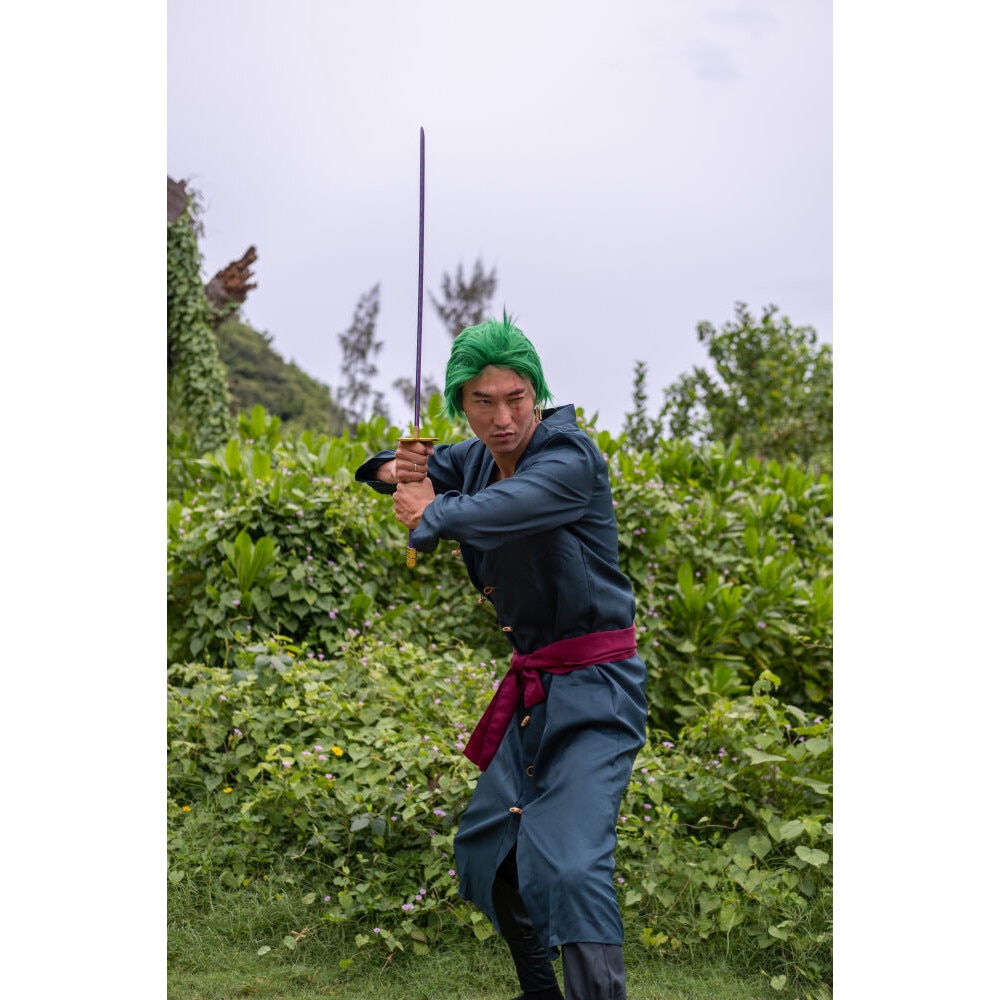 Sabie Katana, One Piece, Roronoa Zoro Purple Enma, Lemn, 105 cm ...