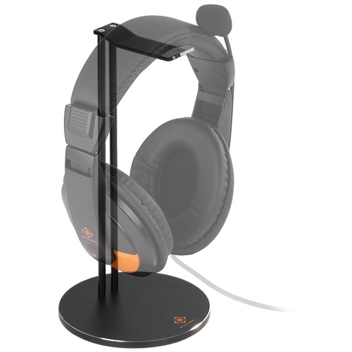 Stand casti gaming DELTACO GAMING GAM-070, aluminiu, antiderapant ...