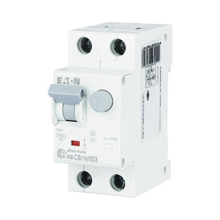 Intreruptor Automat Cu Protectie Diferentiala Eaton Xpole Home 1p+n 6a 6ka/30ma, Curba C - eMAG.ro