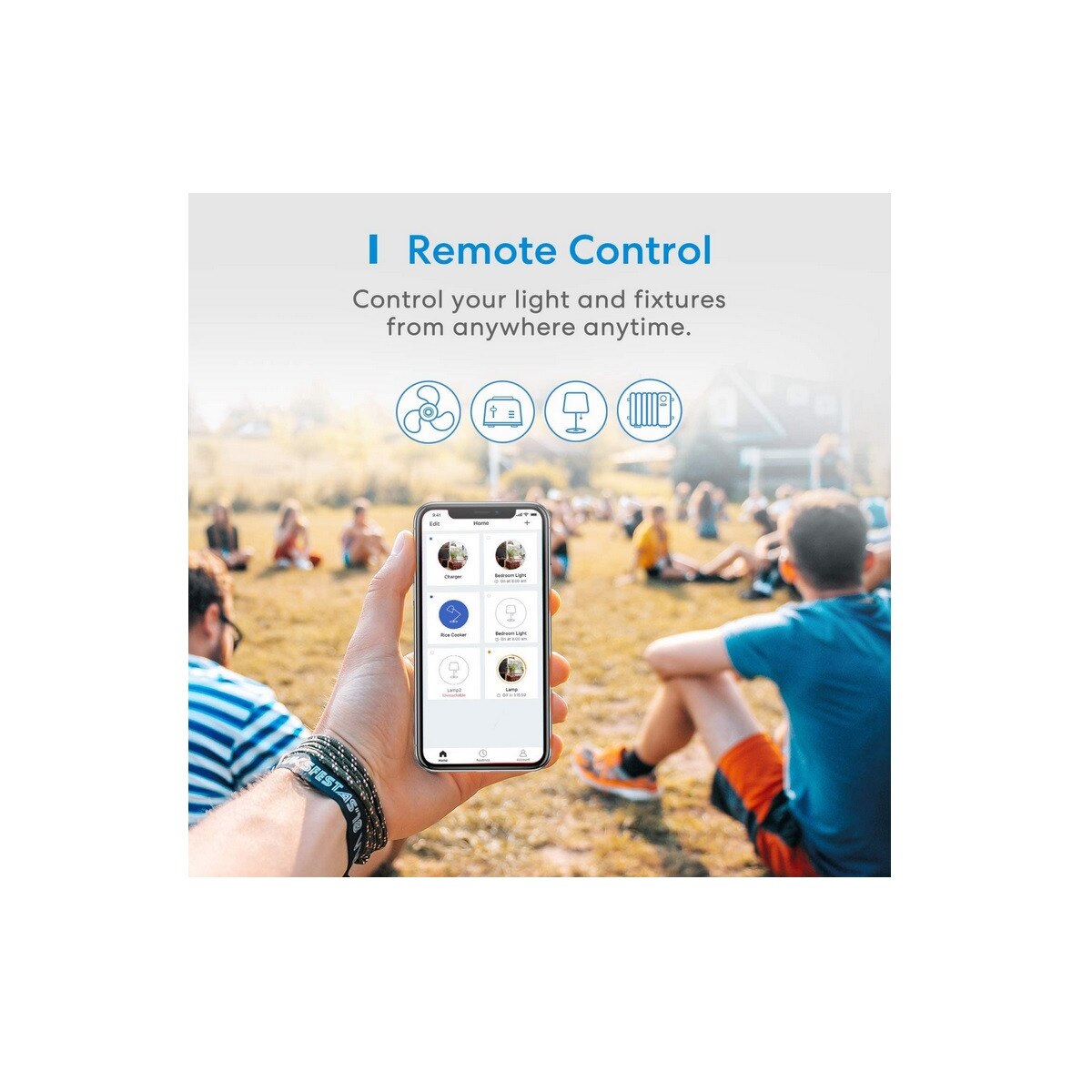 Priza de gradina, WiFi, IP44, Negru/Portocaliu - eMAG.ro