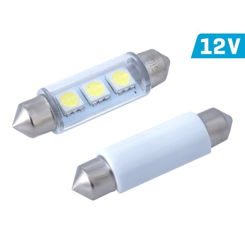 Set 2 becuri auto, Vision, 41mm, 12V, SMD LED - eMAG.ro