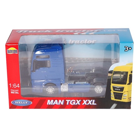 Masina de jucarie, Welly, MAN TGX XXL, Metal, Multicolor - eMAG.ro