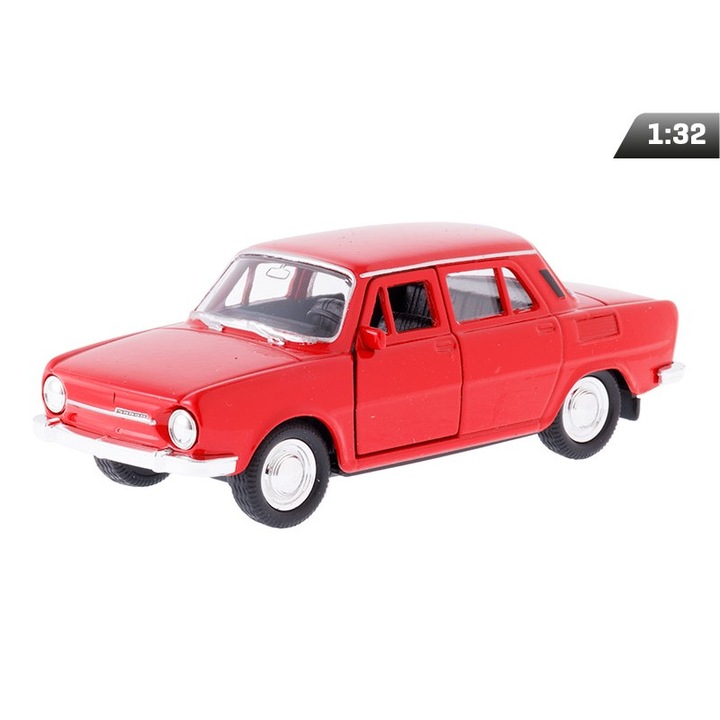 Кола играчка, Welly, SKODA 100, Метална, Многоцветна - eMAG.bg