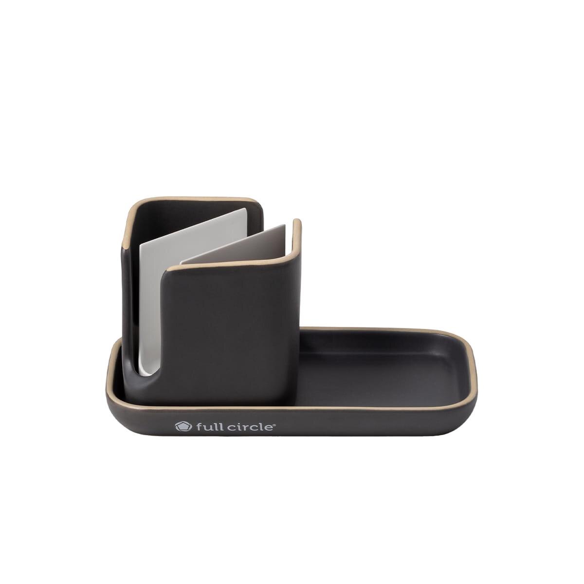 Organizator pentru chiuveta, FULL CIRCLE, Ceramica, 19,99x10,29x10,8cm ...