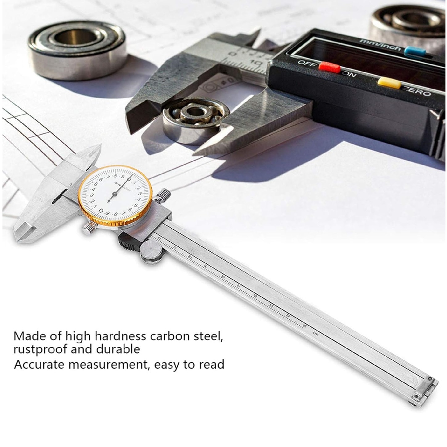 Subler, LLWL, Inox, 150 mm, Argintiu - eMAG.ro