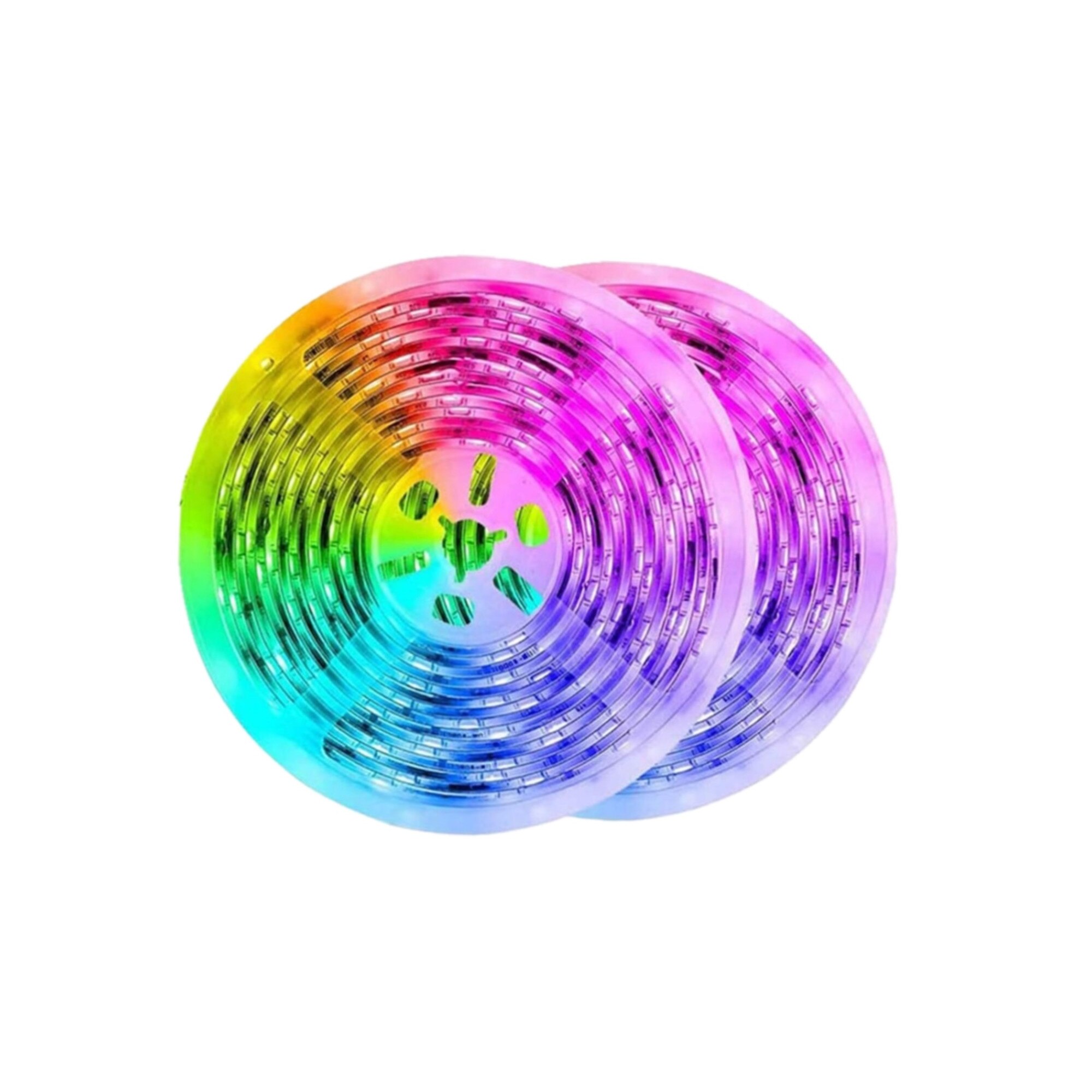 Set 2 benzi LED, RGB, Rezistente la apa, Multicolor - eMAG.ro