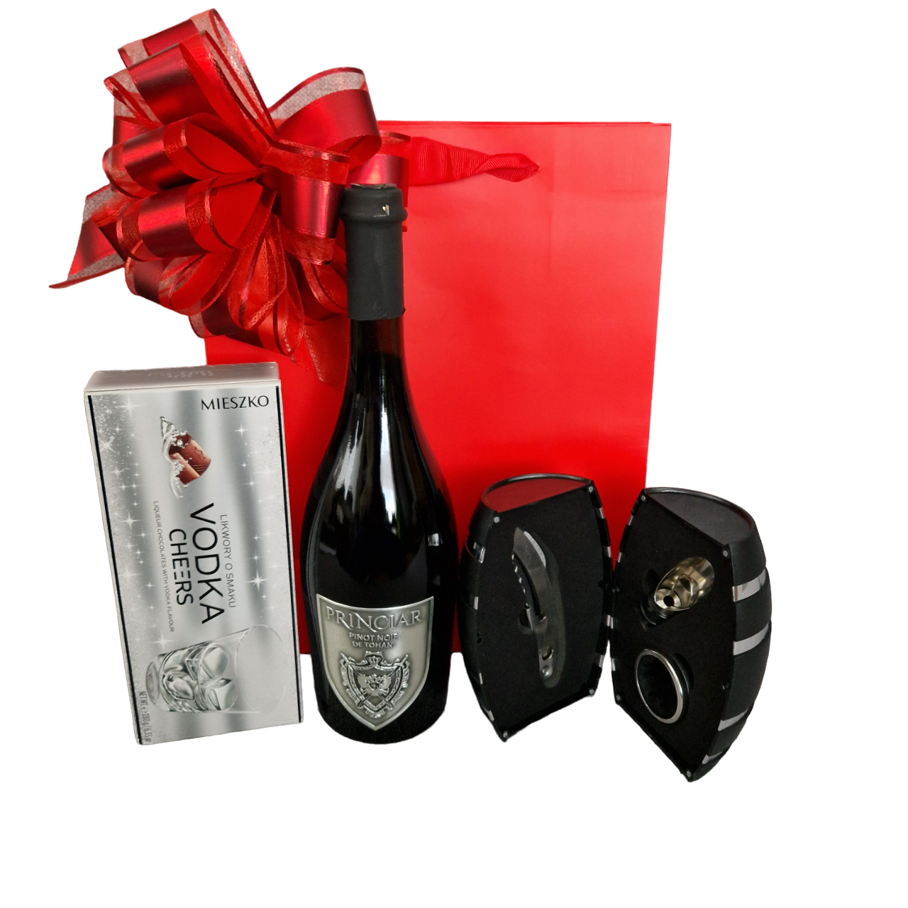 Set cadou accesorii vin Barrel, Princiar Special Reserve Pinot Noir I ...