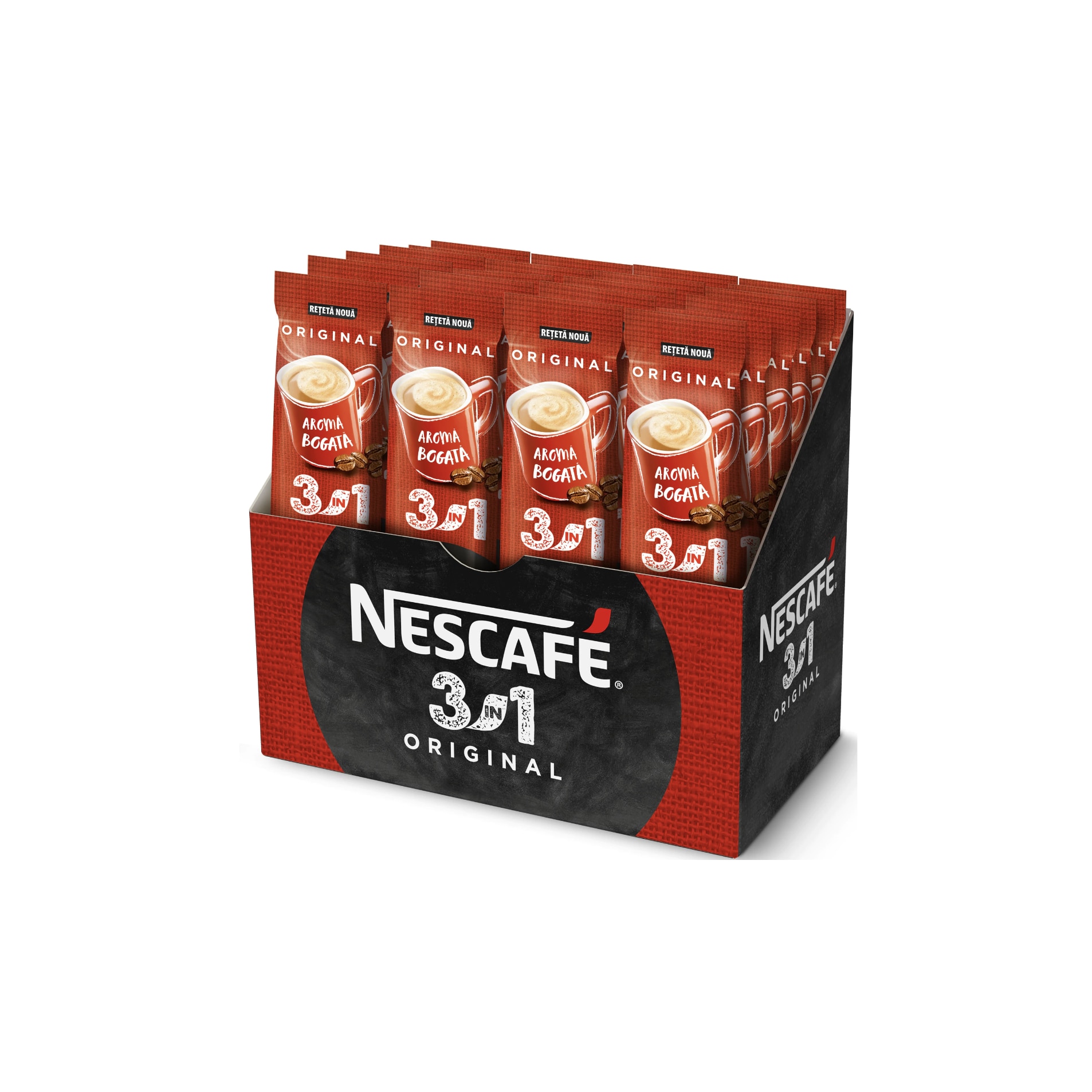 Cafea solubila Nescafe 3in1 Original 24x16.5g - eMAG.ro
