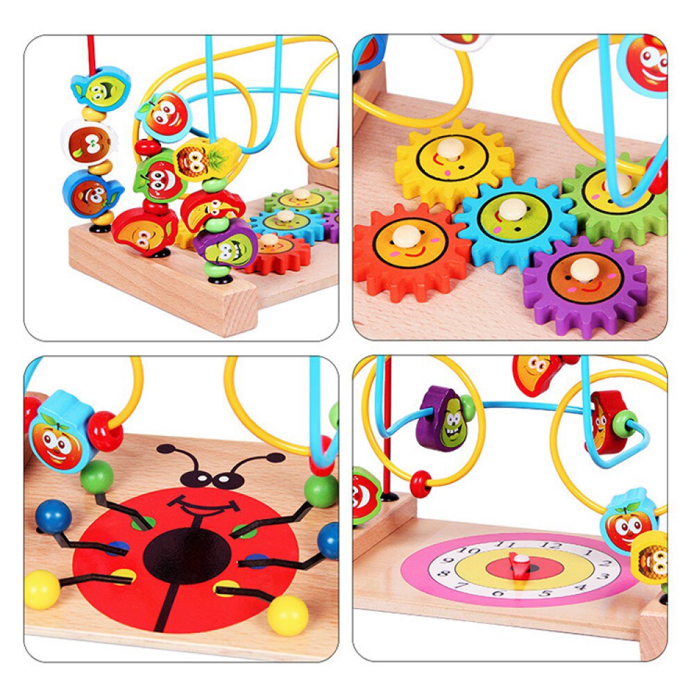 Spirala Motrica Labirint Cu Bile, Fructe Si Roti Dintate - eMAG.ro