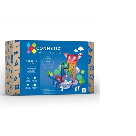 JOC Set magnetic, 66 piese, circuit cu bile - Marble run Connetix - eMAG.ro