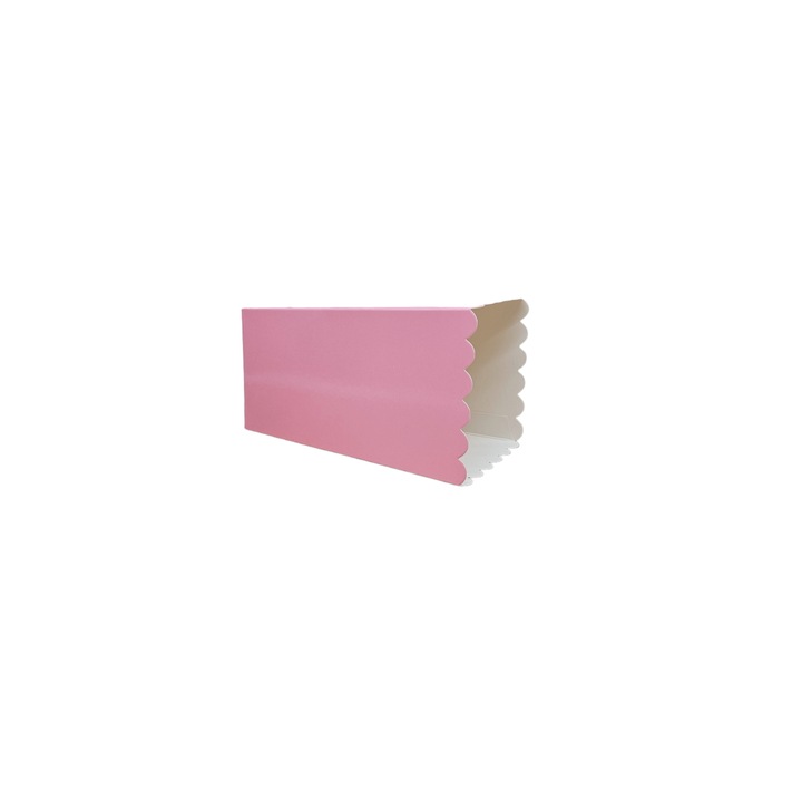 Set 6 cutii popcorn, hartie cartonata lucioasa, Roz, 8.5x8.5x15cm - eMAG.ro