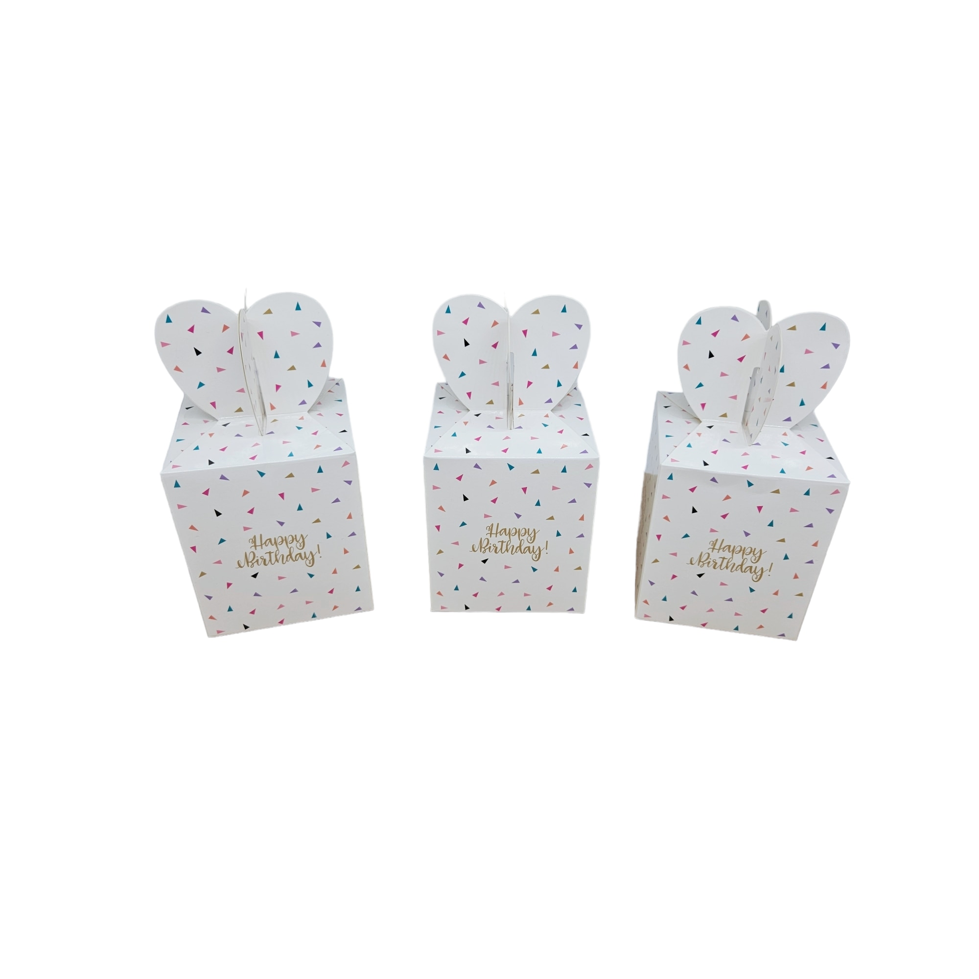 Set 6 cutii pentru dulciuri, bomboane, marturii nunta sau botez, Carton ...