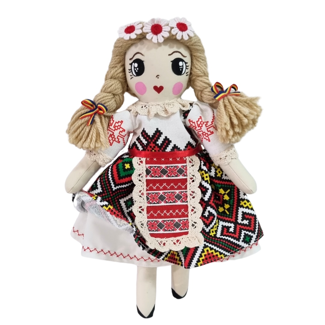 Papusa handmade traditionala romaneasca Romancuta, artizanat ...